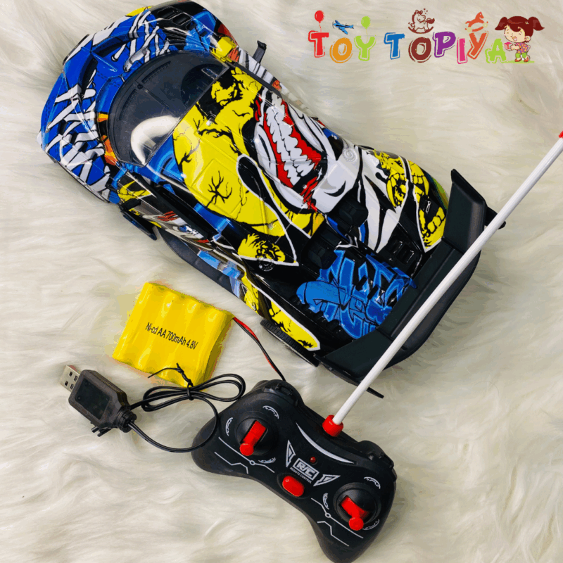 RC Bugatti Car - Graffiti Style - Toy Topiya