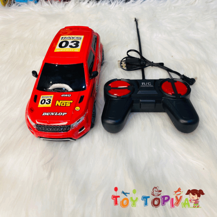 Metal Body RC Car – Remote Control + Rechargeable Battery - Toy Topiya