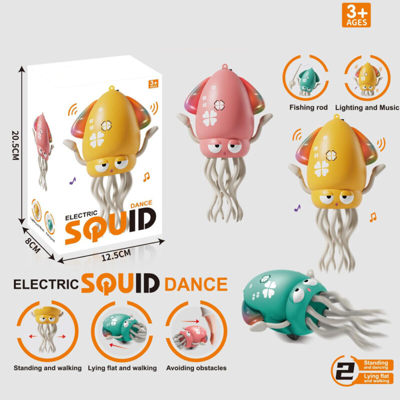 Rechargeable Dancing Squid Toy - Toy Topiya